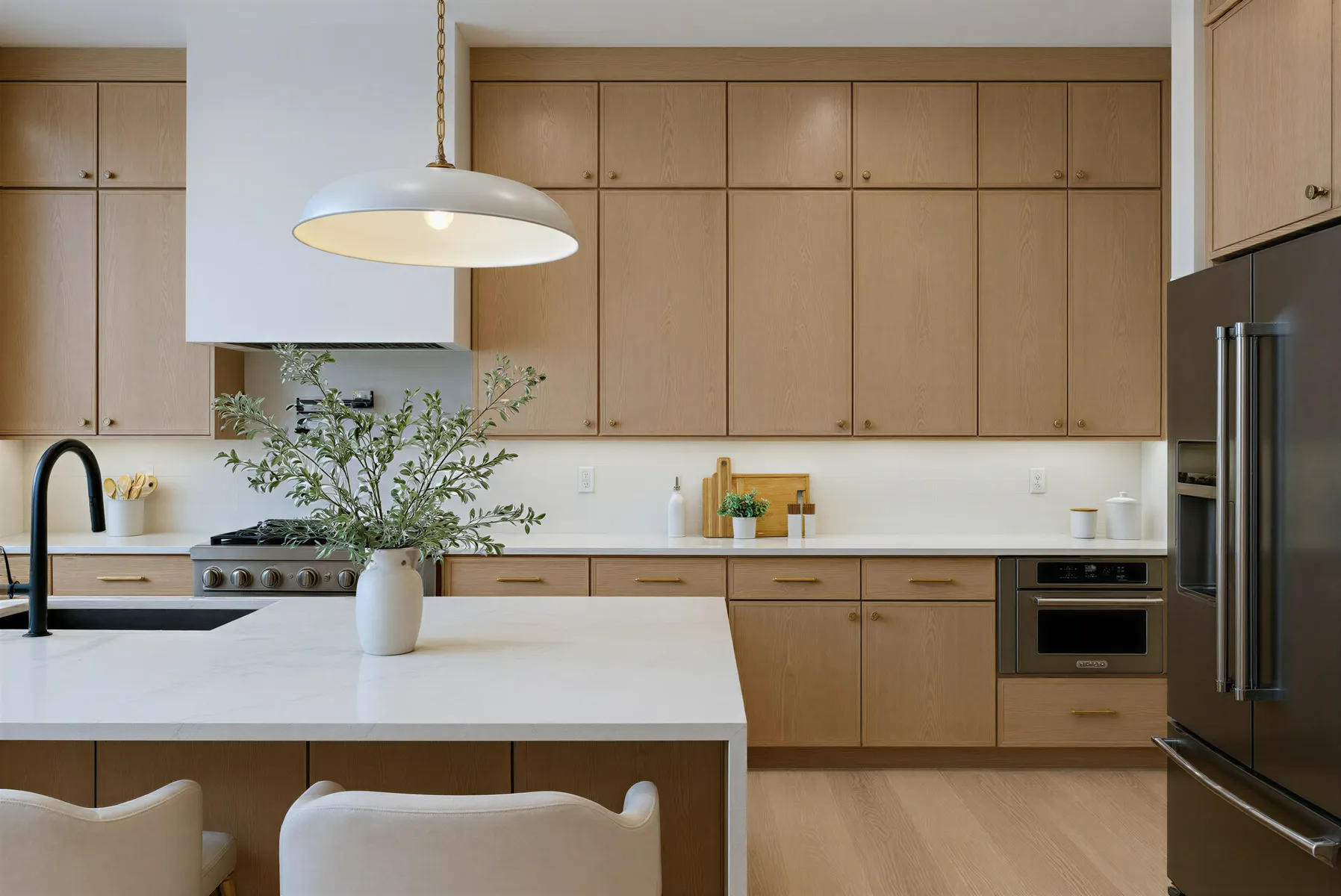 Slim Shaker Kitchen Cabinets in Indiana | Modern Shaker Style
